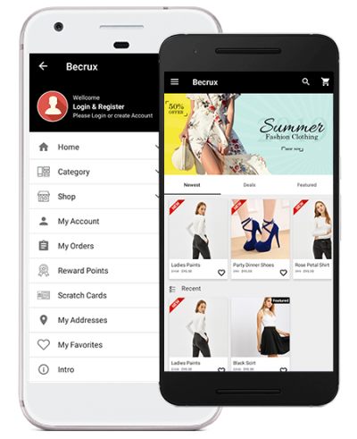 Becrux UI application template | Becrux UI template