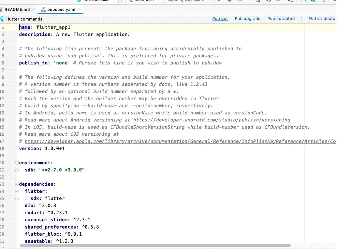 Flutter App Setup - Themes-Coder