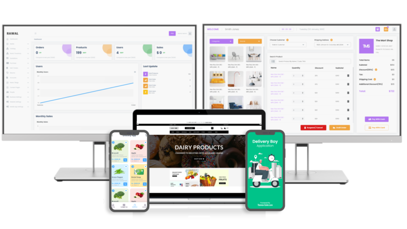 Flutter Ecommerce Solution with Delivery App - Themes-Coder