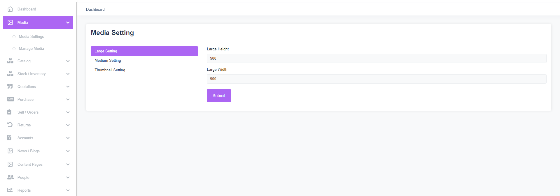 Media Settings - Themes-Coder